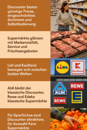 Ist das ein Supermarkt oder Discounter?